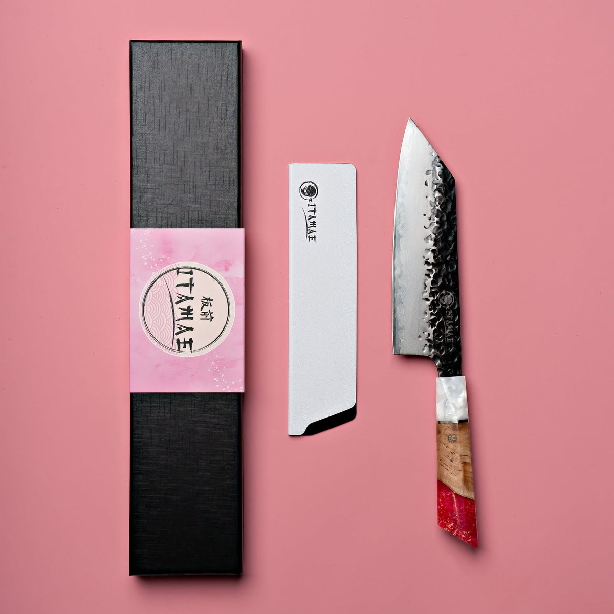 Sakura Bloom Gyuto – Limited Edition K-Tip Chef Knife with Pink Resin ...