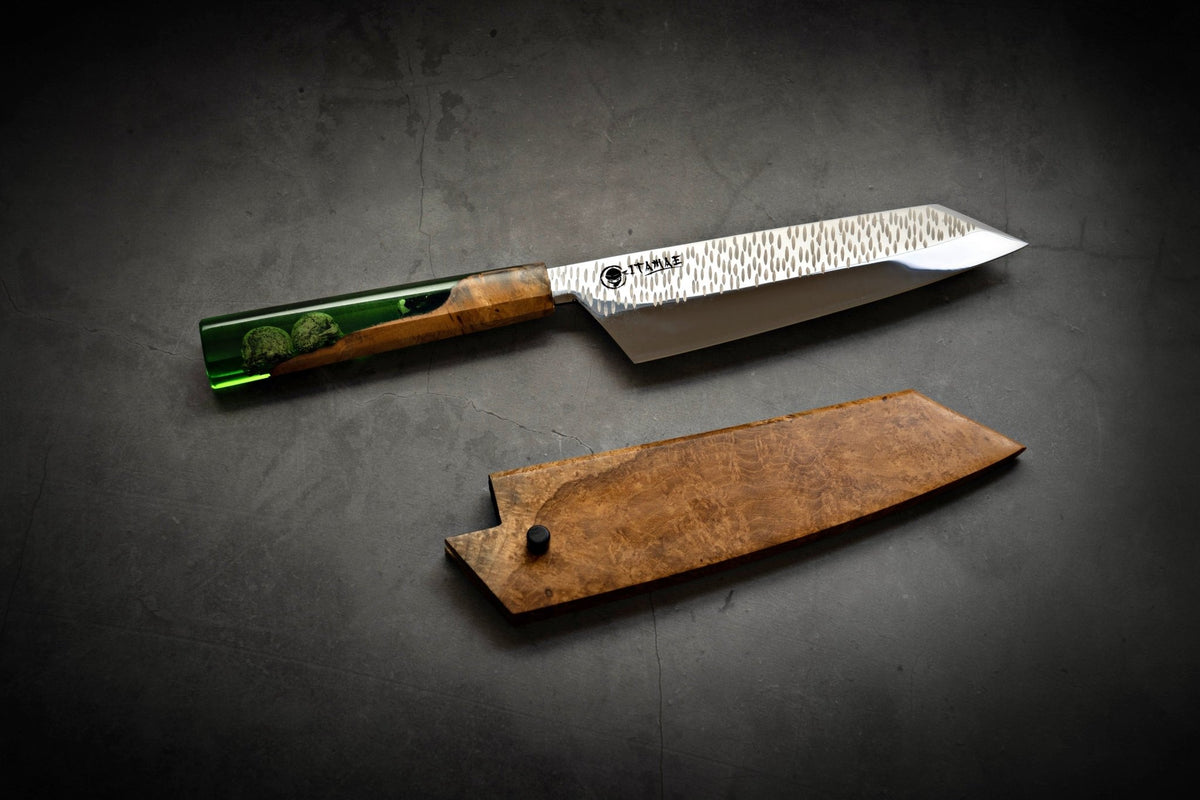 Itamae Abyss K-Tip Gyuto Tsuchime Finish