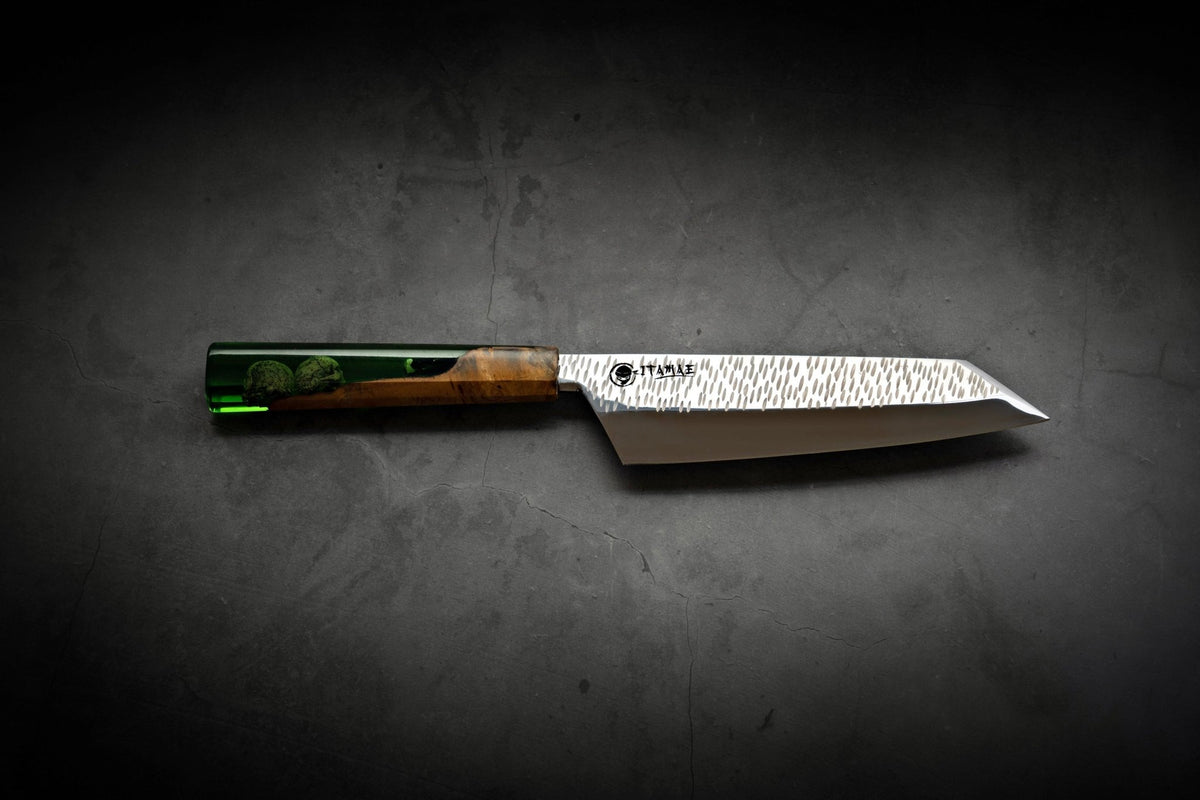 Itamae Abyss K-Tip Gyuto Tsuchime Finish