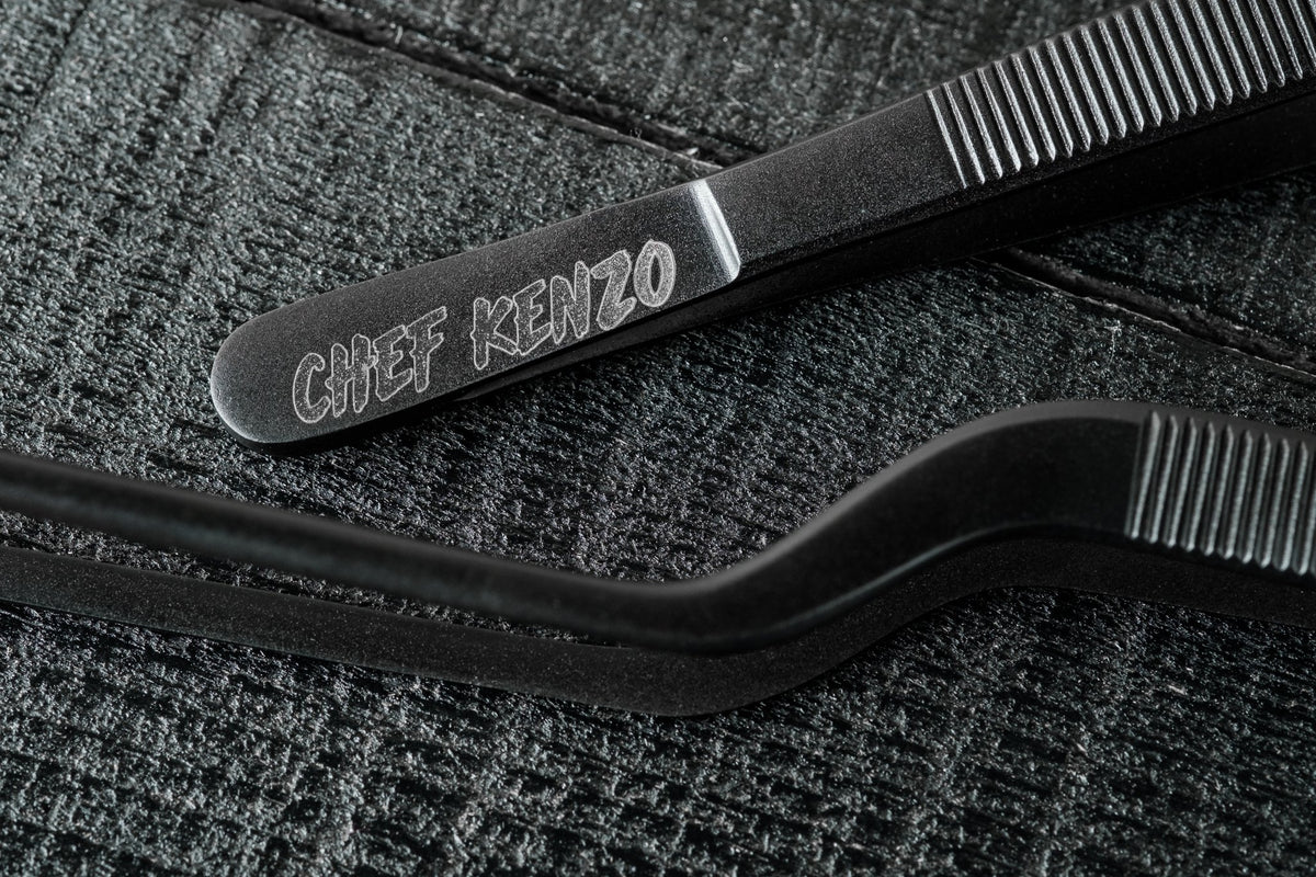 Offset Plating Tweezers | Culinary Tool by ITAMAE
